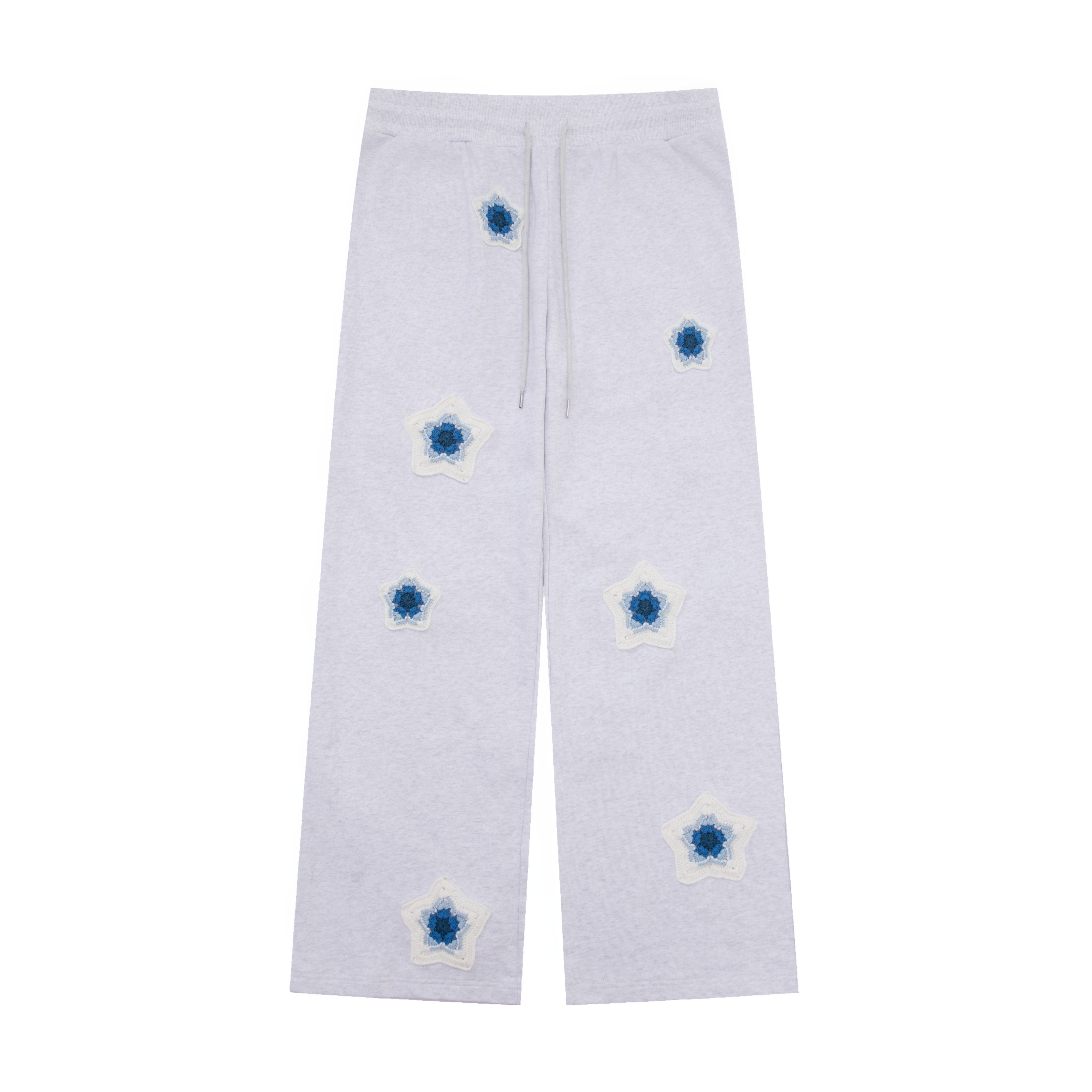 Blue Star Crochet Patch Sweatpants – Arkyve